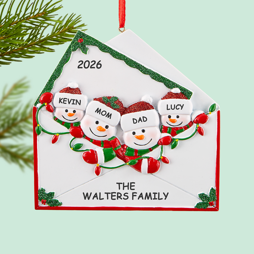Polar Express Mail Family Ornament | Personal Creations