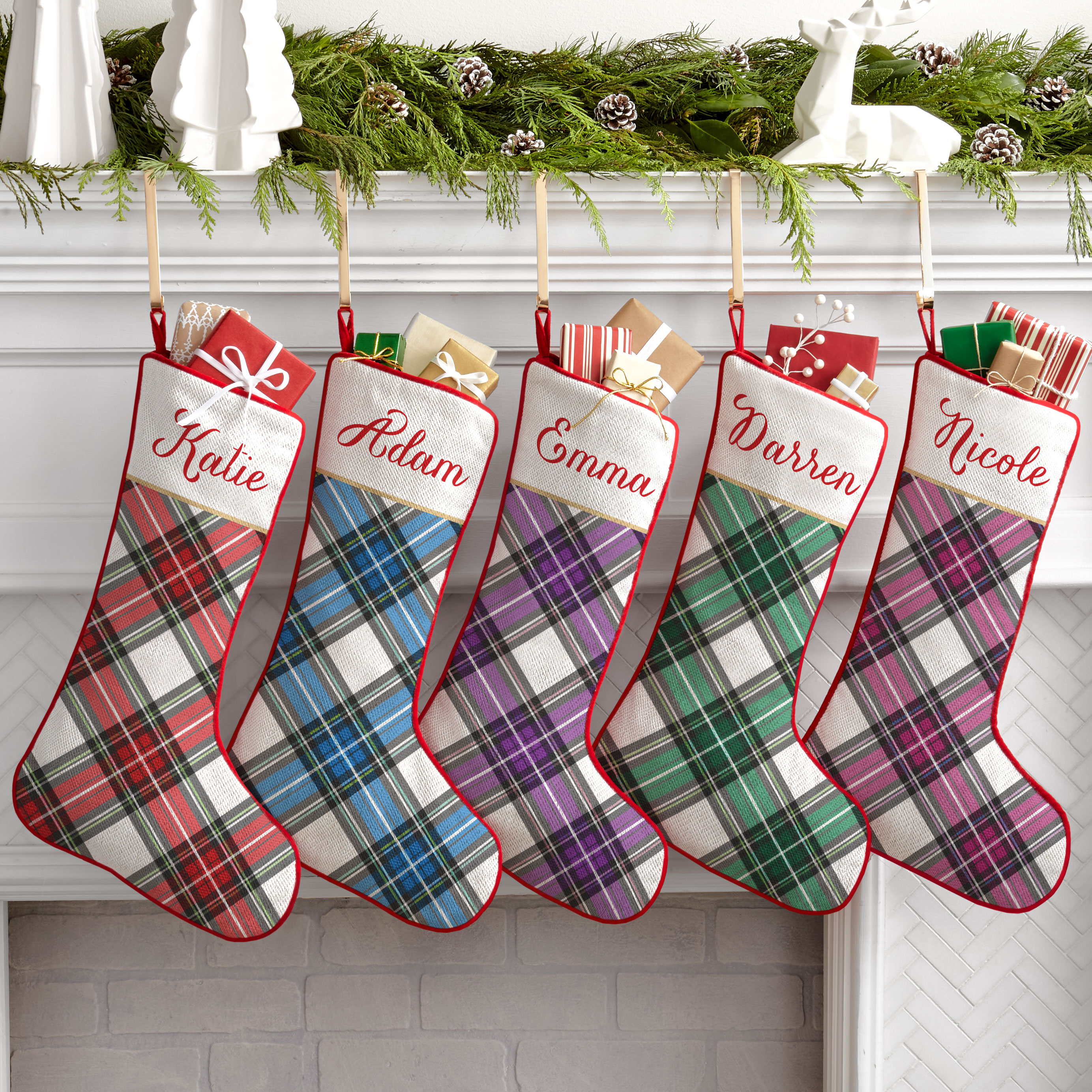 Christmas Plaid Stocking | Stocking Shop