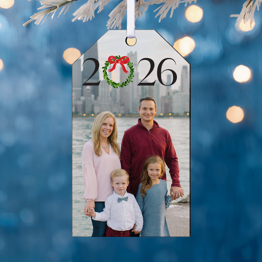 Gift Tag Photo Christmas Ornament at Gifts.com