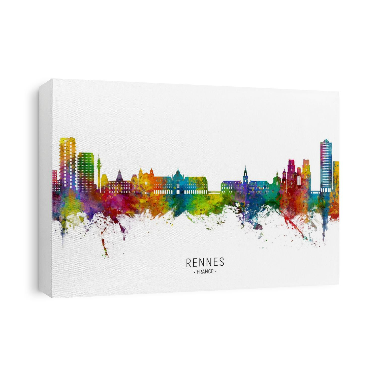 Rennes France Skyline Canvas Print | CanvasWorld