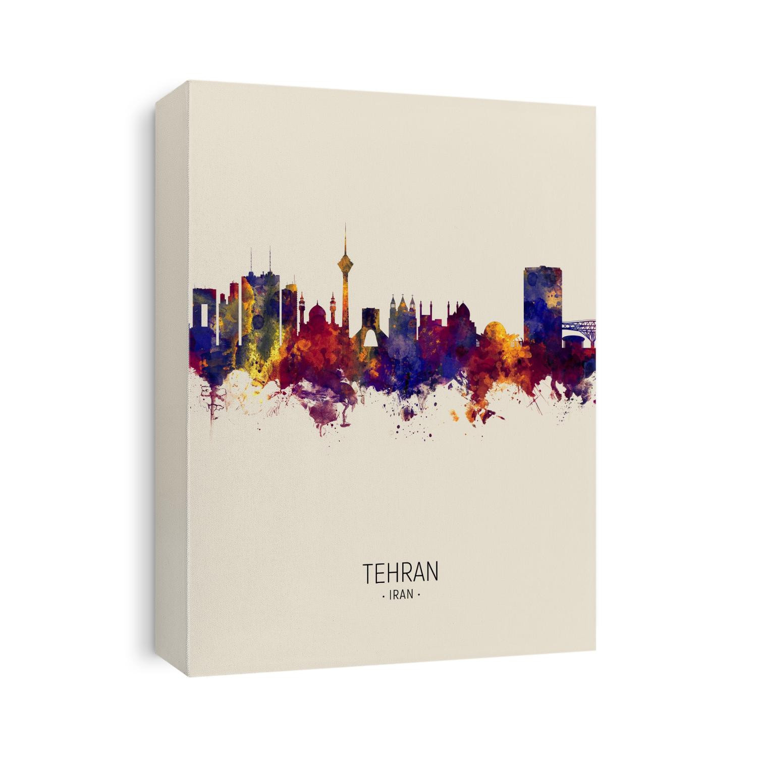 Tehran Iran Skyline Canvas Print | CanvasWorld