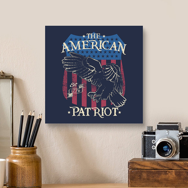 Vector Design With American Theme, Background A Badge Of American ...