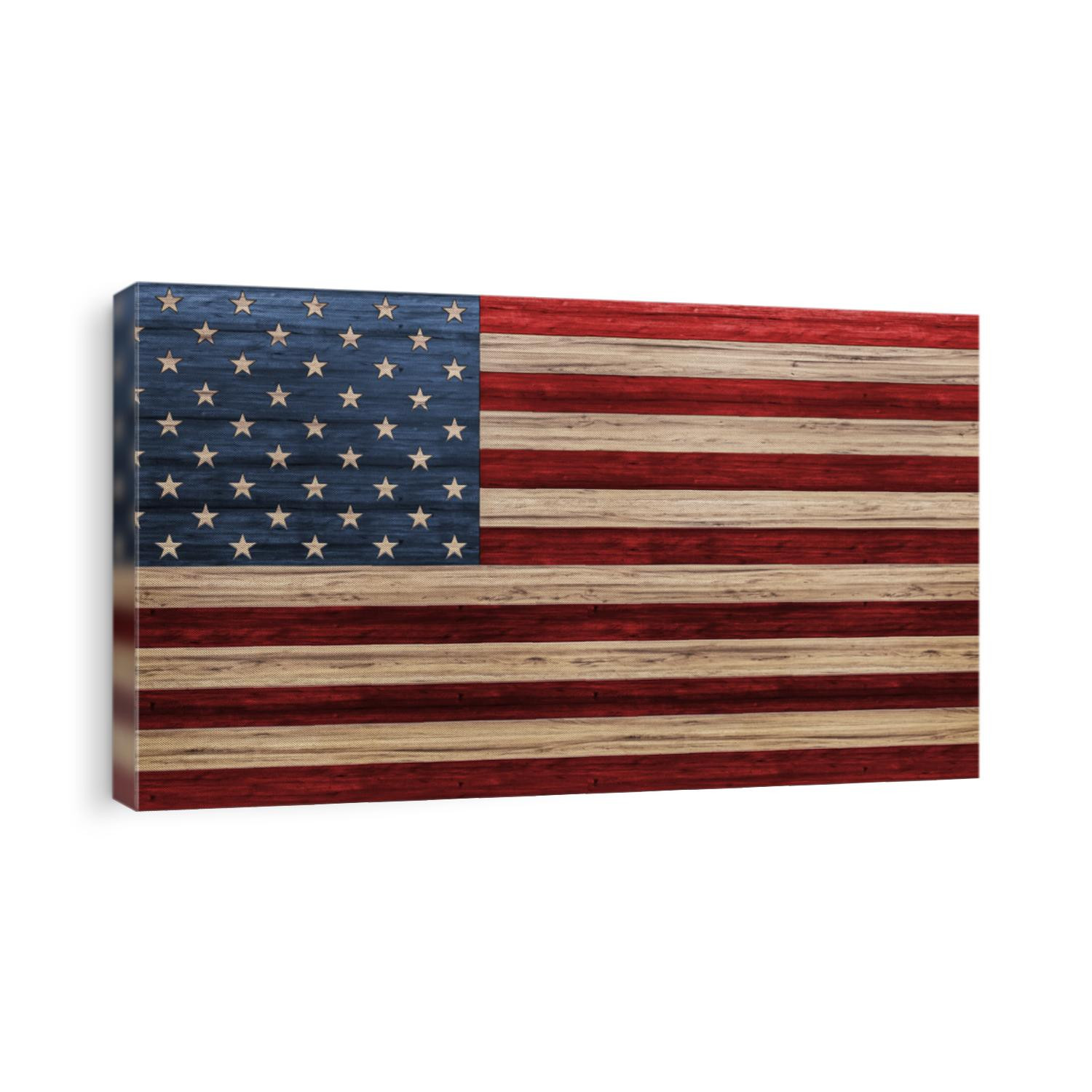 Cool Modern Background, Isolated USA Flag Made Out Of Different Types ...